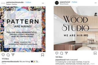 Instagram job posting: How to use Instagram to hire
