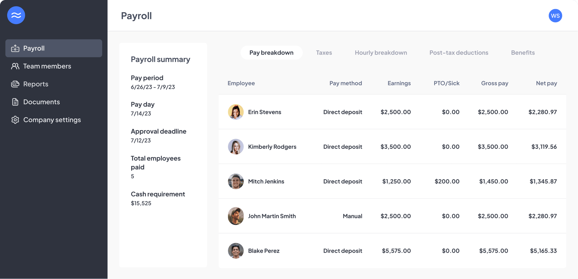 Simple and Easy Payroll for Hourly Workers | Workstream Payroll