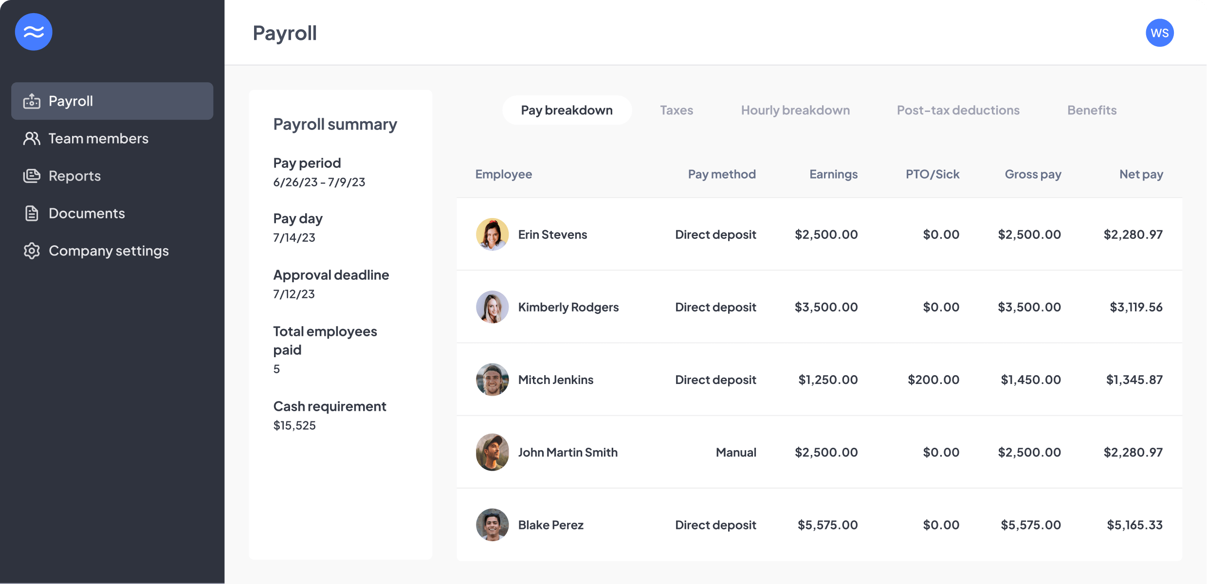 Simple and Easy Payroll for Hourly Workers | Workstream Payroll
