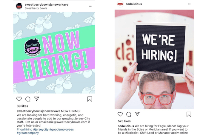 Instagram job posting: How to use Instagram to hire